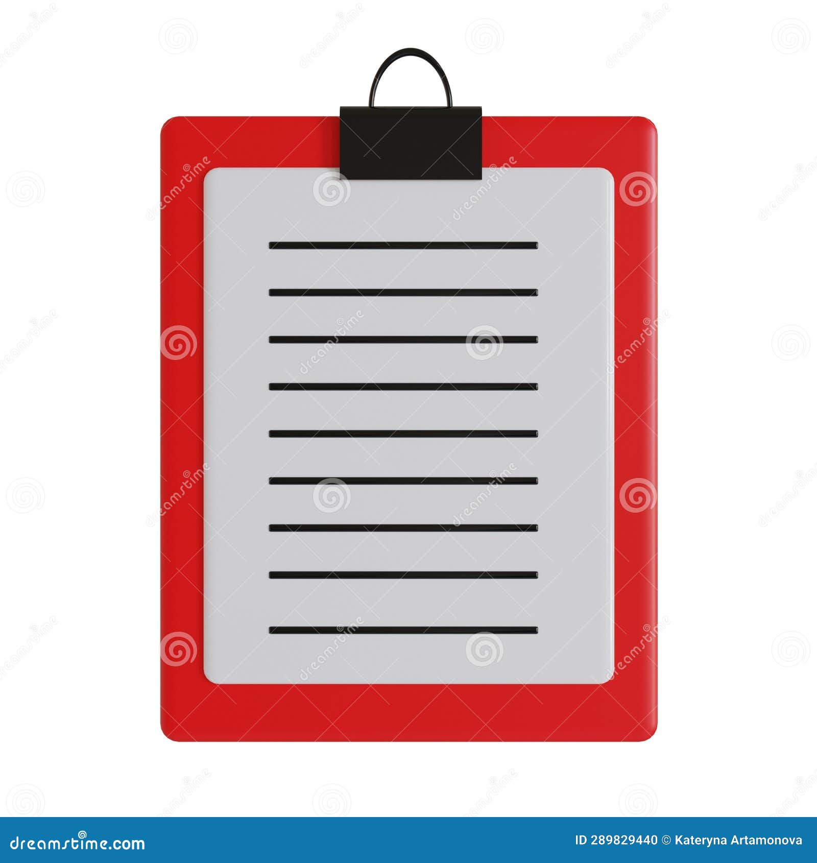 Cartoon Clipboard With Checklist. Concept Of Checking Your Health In ...
