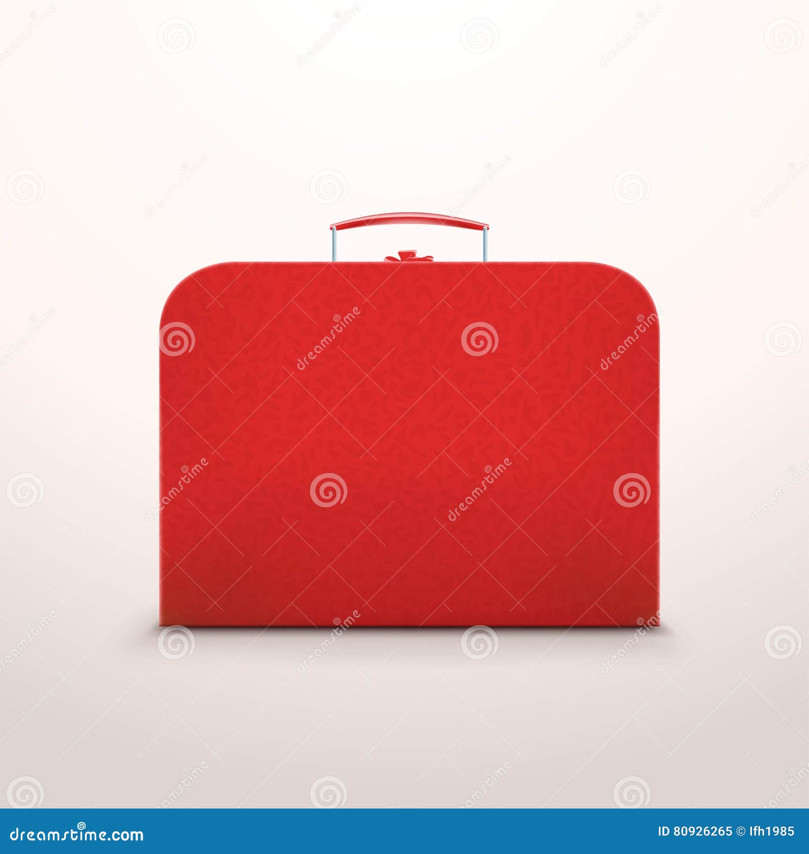 Red case on white stock vector. Illustration of lock - 80926265