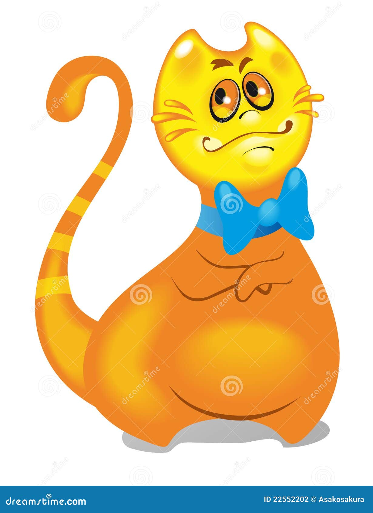 Red cat stock vector. Illustration of happy, pets, smile - 22552202