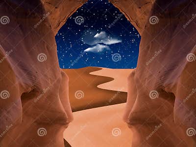 Red cave stock image. Image of sand, cavern, native - 108754729