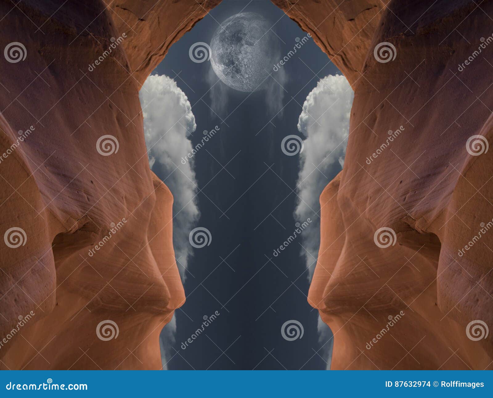 Red cave stock photo. Image of sandstone, luna, communicate - 87632974