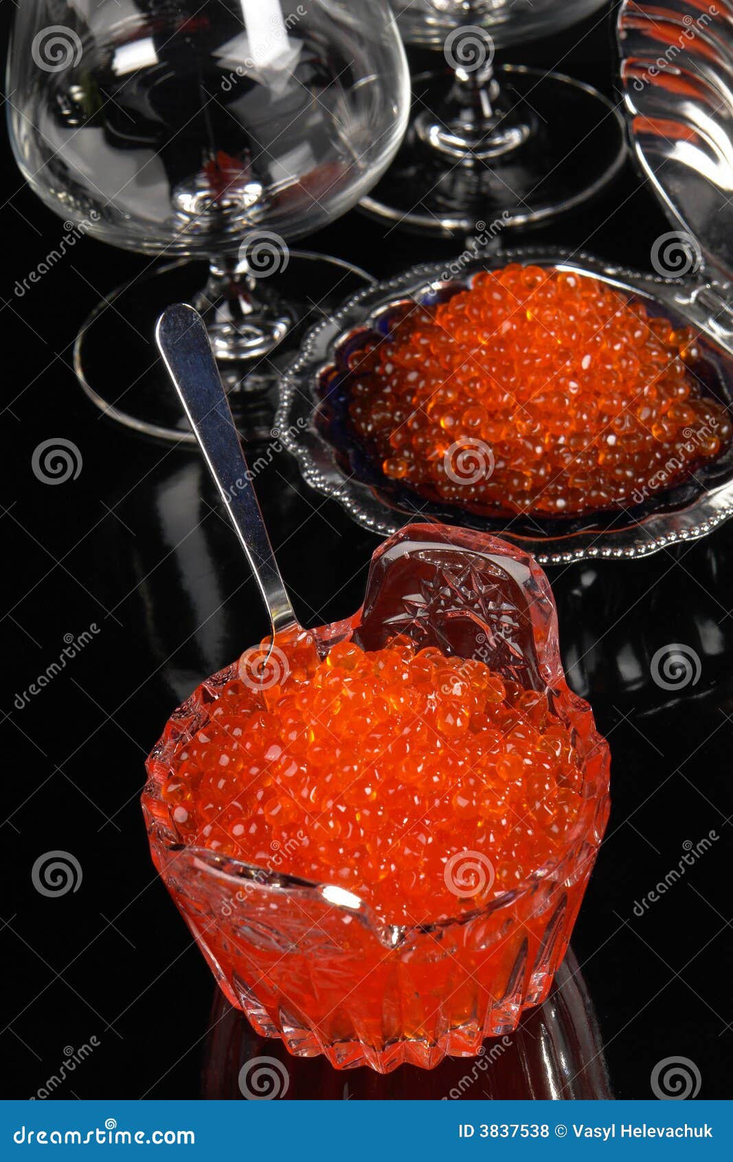 Red caviar stock photo. Image of orange, gourmet, dinner - 3837538