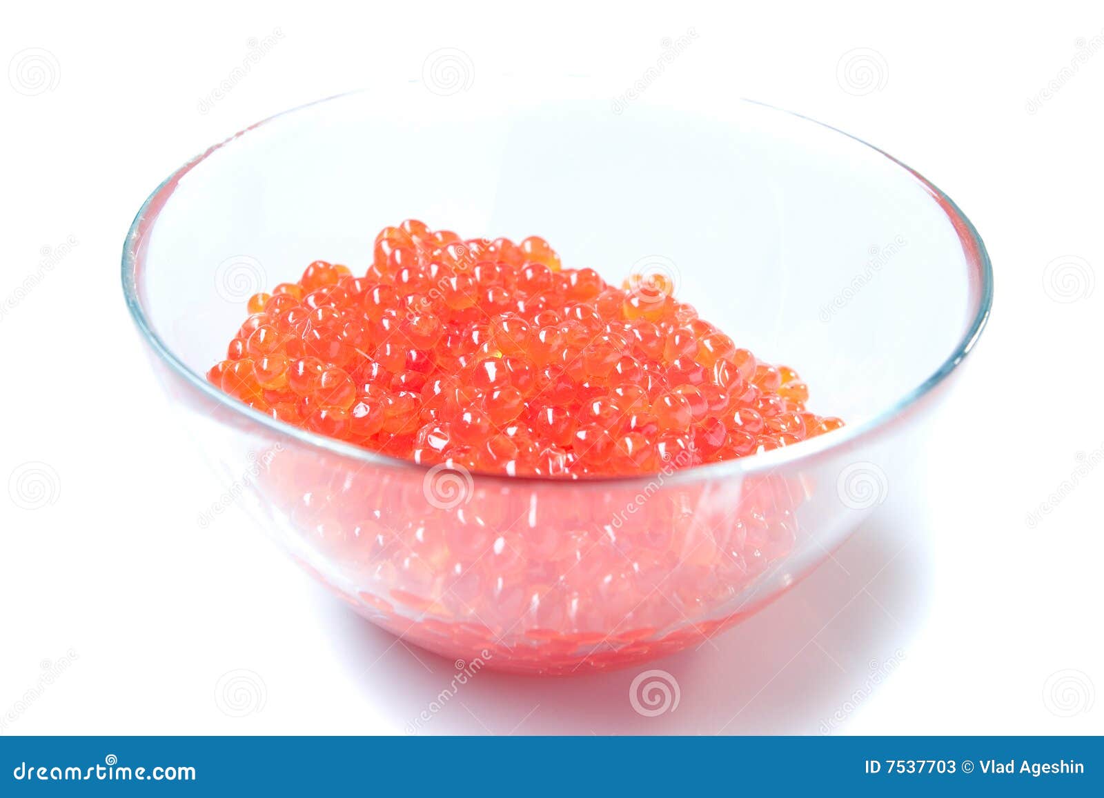 Red caviar stock image. Image of spoon, healthy, salted - 7537703