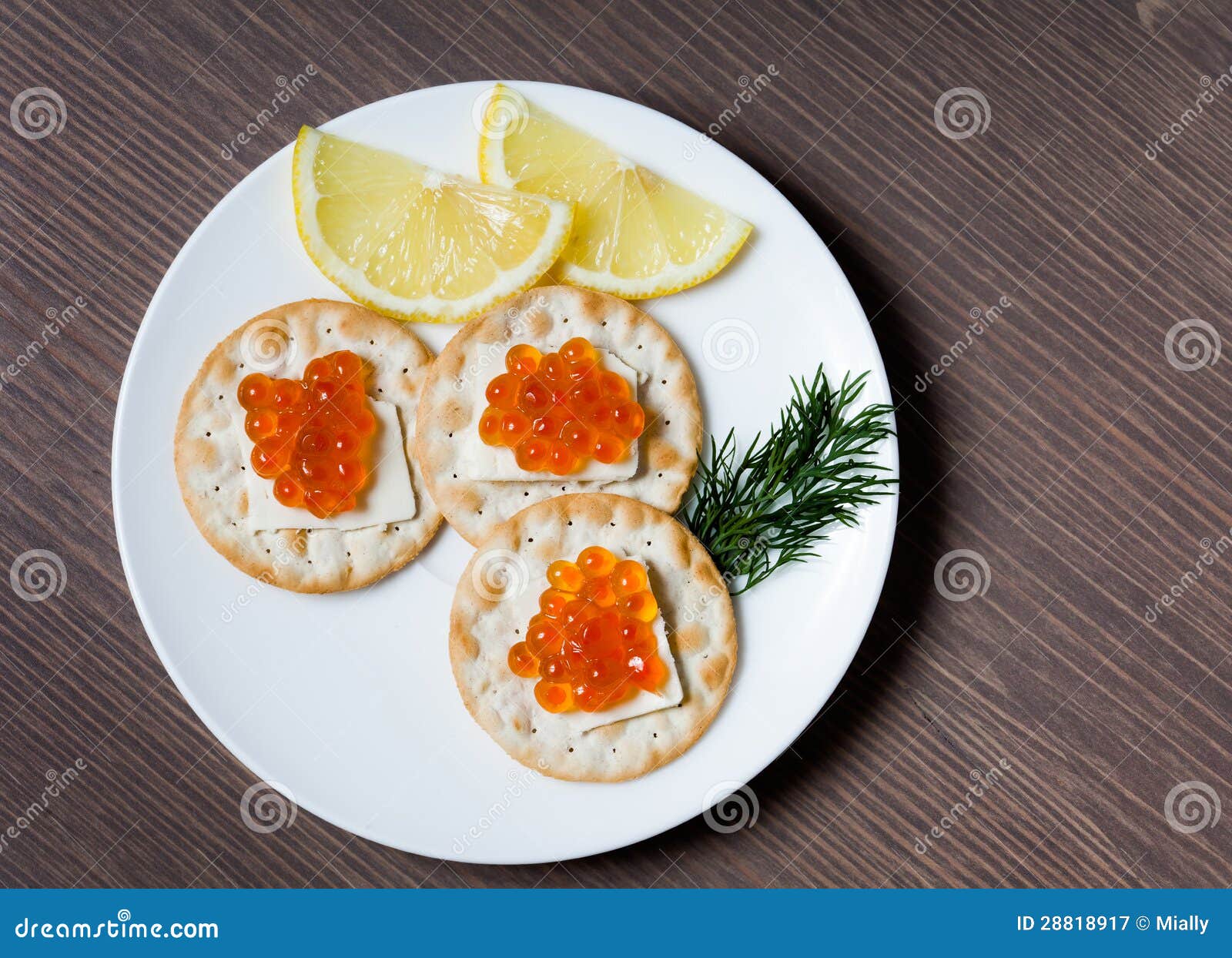 Red Caviar Breakfast stock image. Image of bread, salmon - 28818917