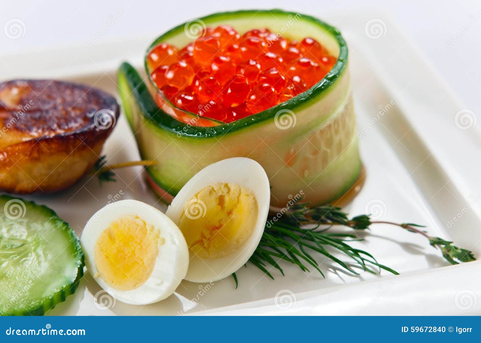 Red caviar with egg stock photo. Image of salted, green - 59672840