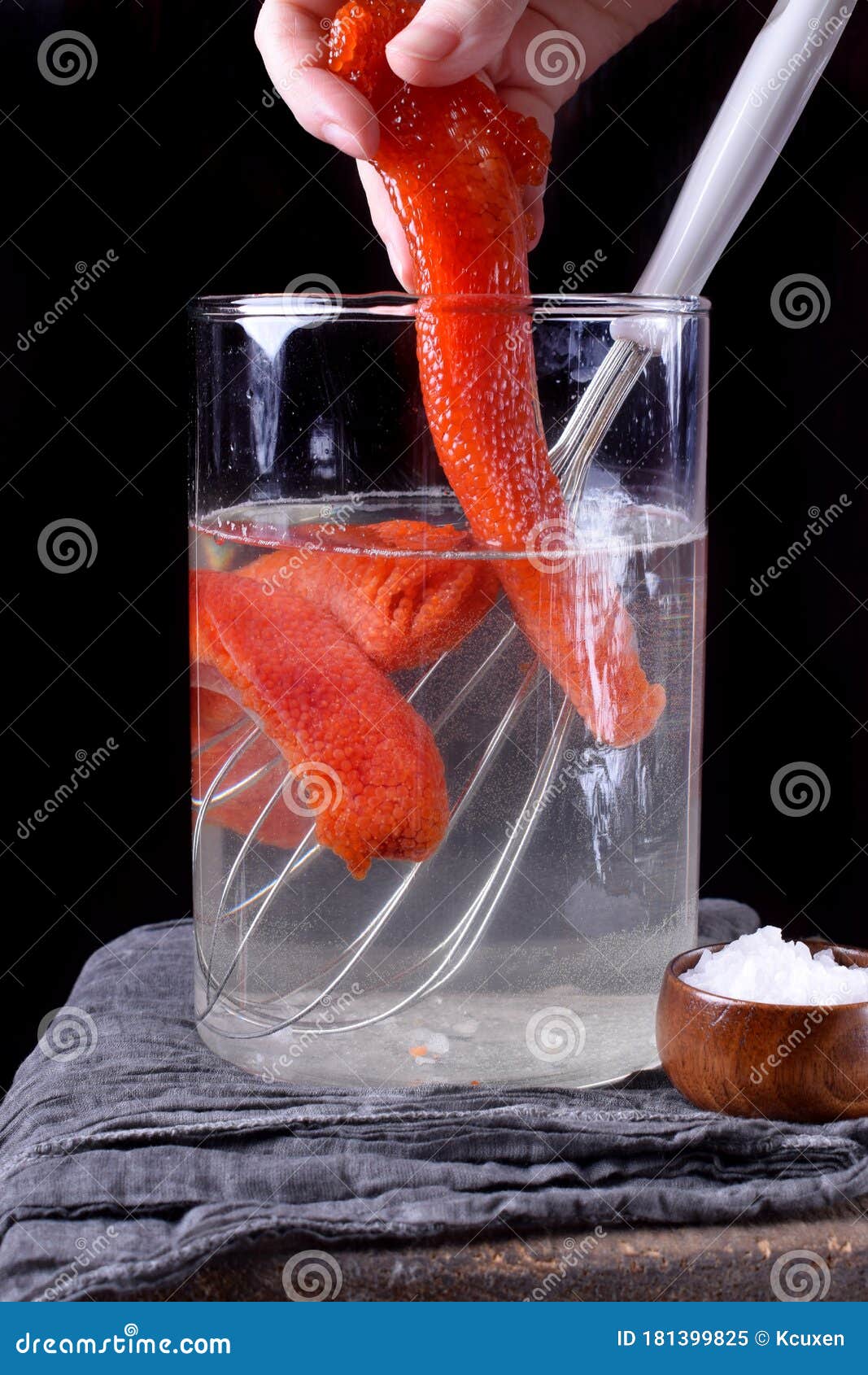 Red Caviar In The Egg Sack Inside Trout Royalty-Free Stock Image ...