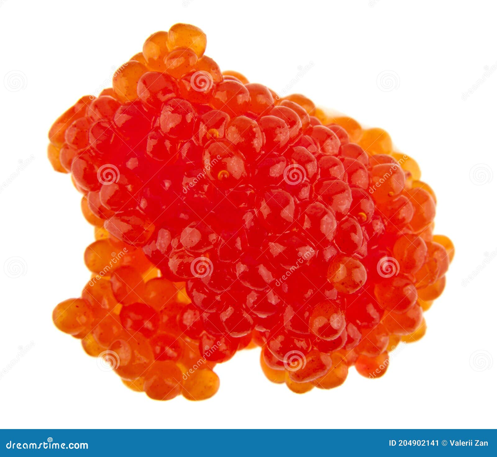 Red Caviar Isolated on White Stock Image - Image of gourmet, meal ...
