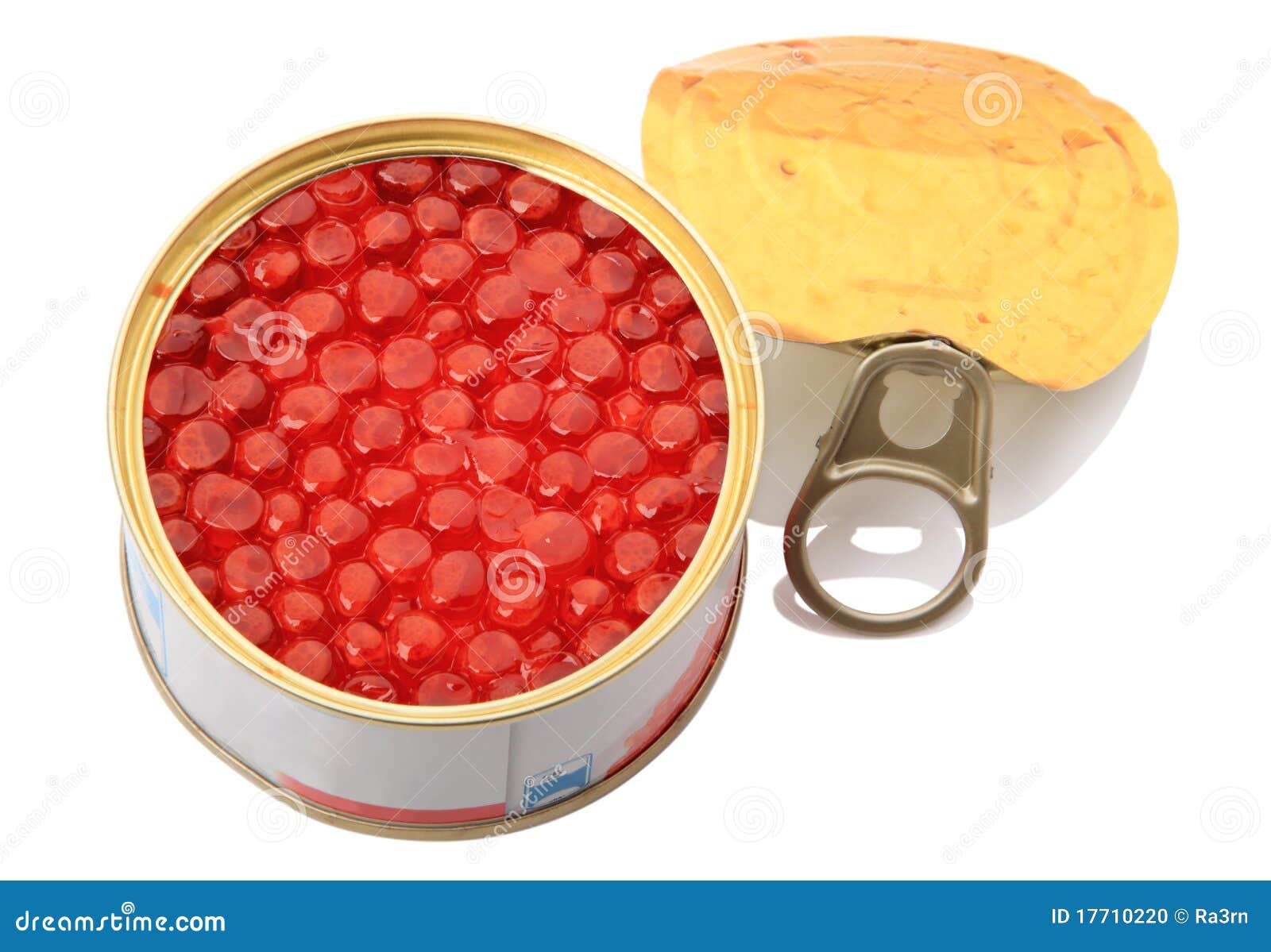 Red caviar in a metal pot stock photo. Image of cover - 17710220