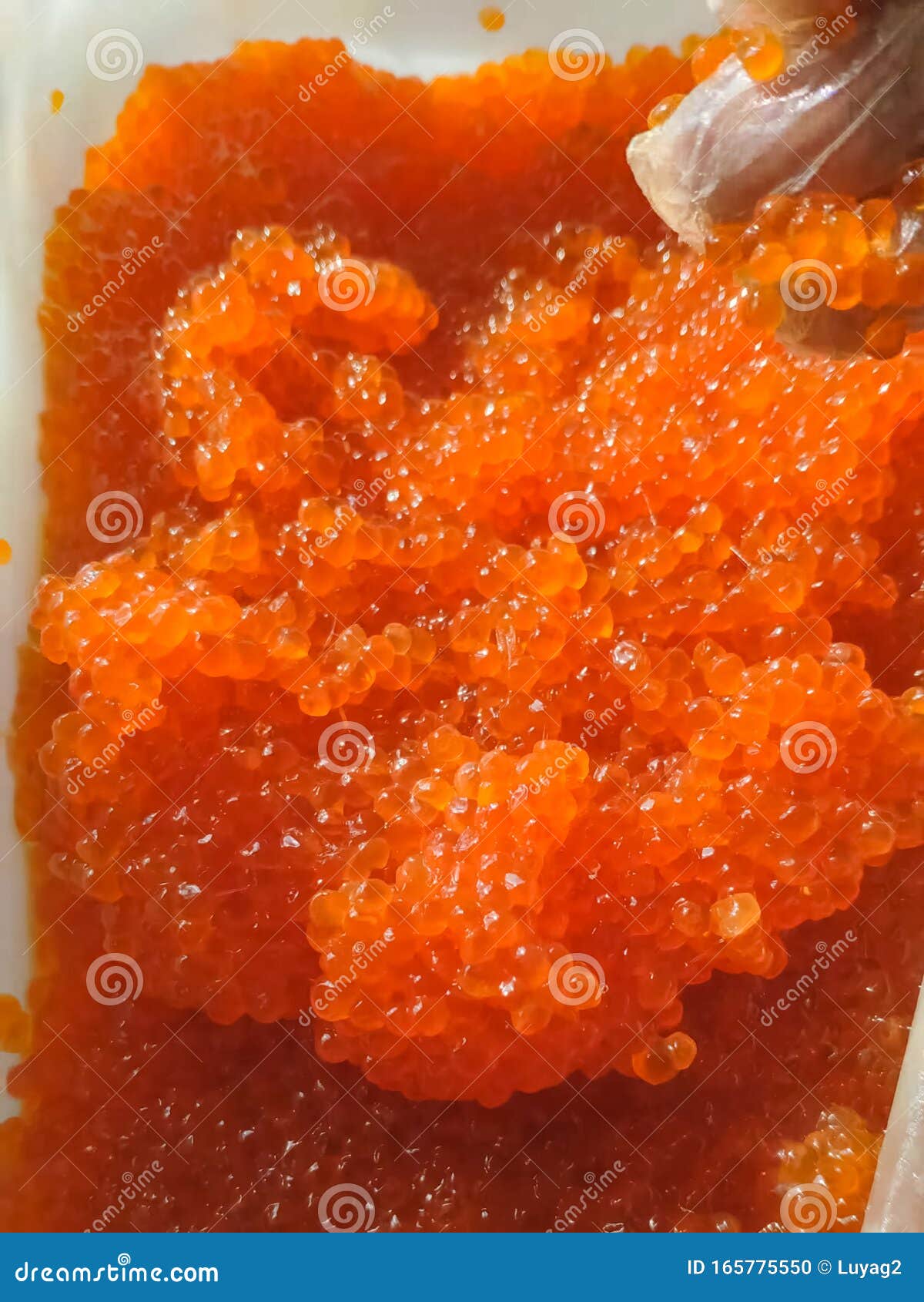 Red Caviar in Plastic Container. Salmon Caviar, Diet Food Stock Photo ... Red Caviar in Plastic Container. Salmon Caviar, Diet Food Stock Photo ...