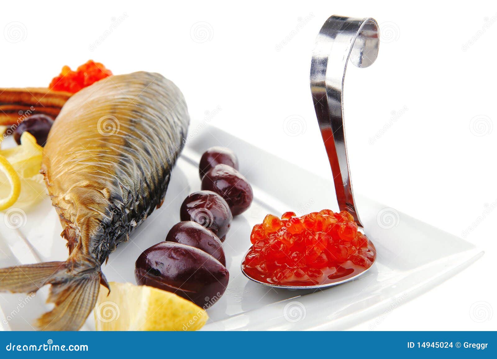 Red caviar and sea fish stock photo. Image of nutrition - 14945024