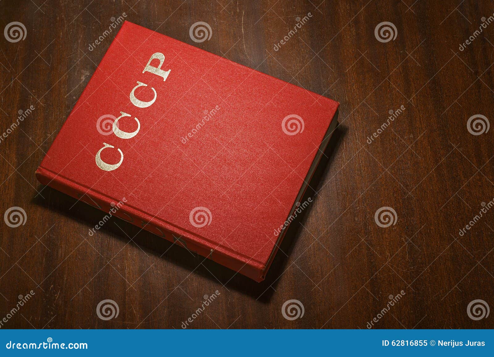 Red CCCP book on the table stock image. Image of cover - 62816855