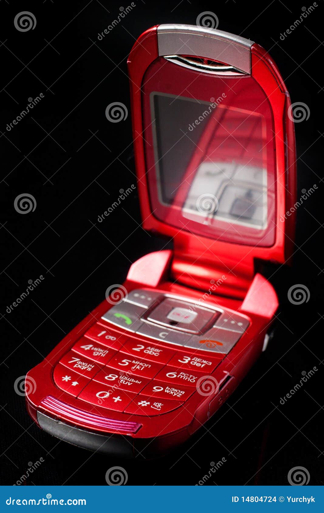 Red cell phone stock photo. Image of screen, buttons - 14804724
