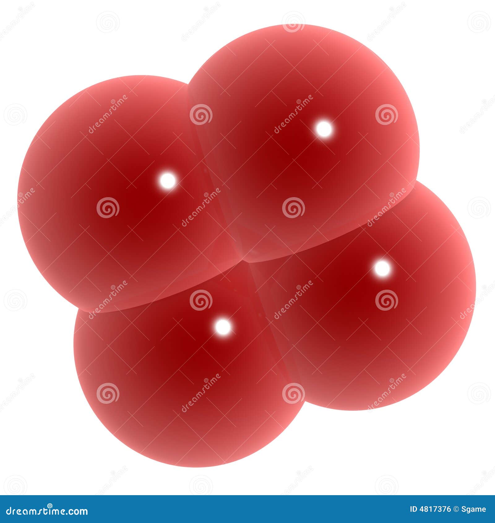 Red cells stock illustration. Illustration of biology - 4817376