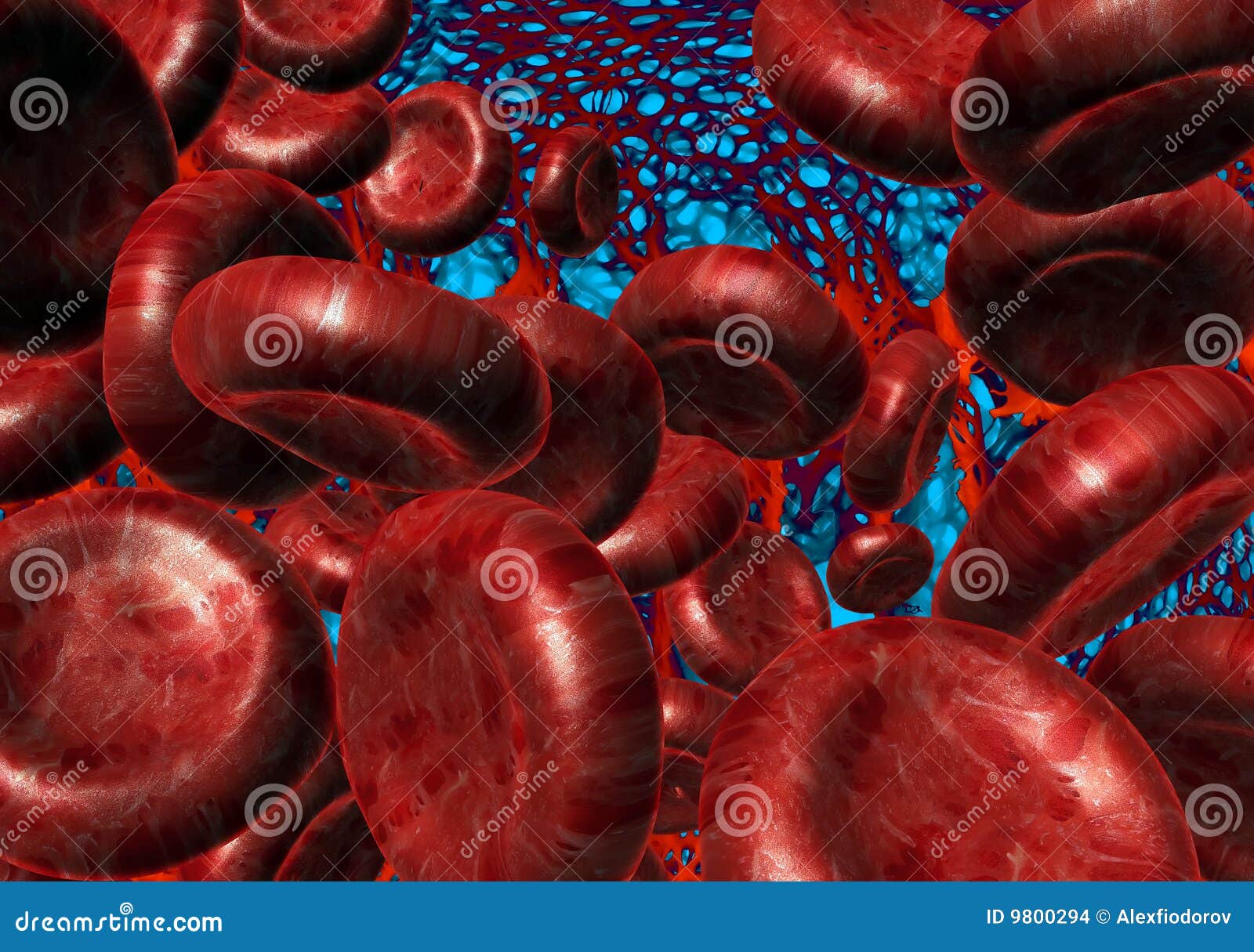 Red cells. stock illustration. Illustration of bloodcell - 9800294