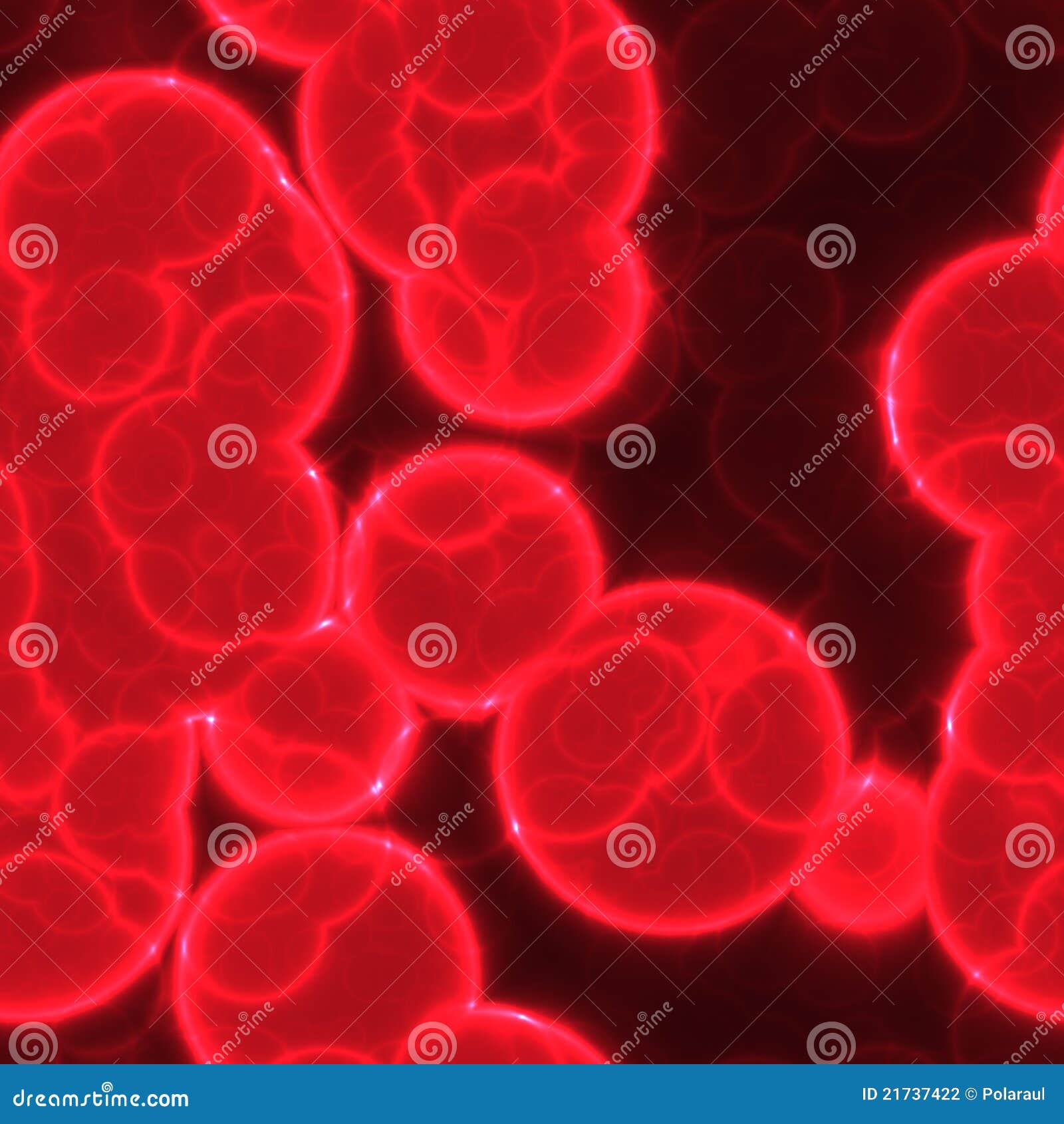 Red Cells - Tileable Seamless Background Texture Stock Illustration ...