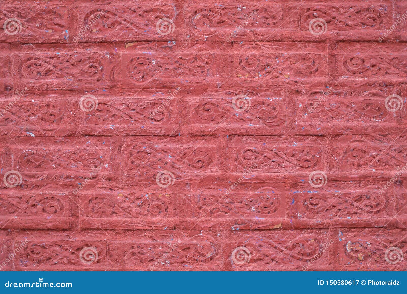 Red cement plaster white stock image. Image of stucco - 150580617