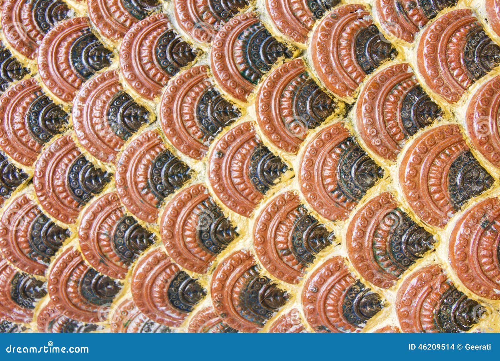 Red cement scale stock photo. Image of cement, fish, oriental - 46209514