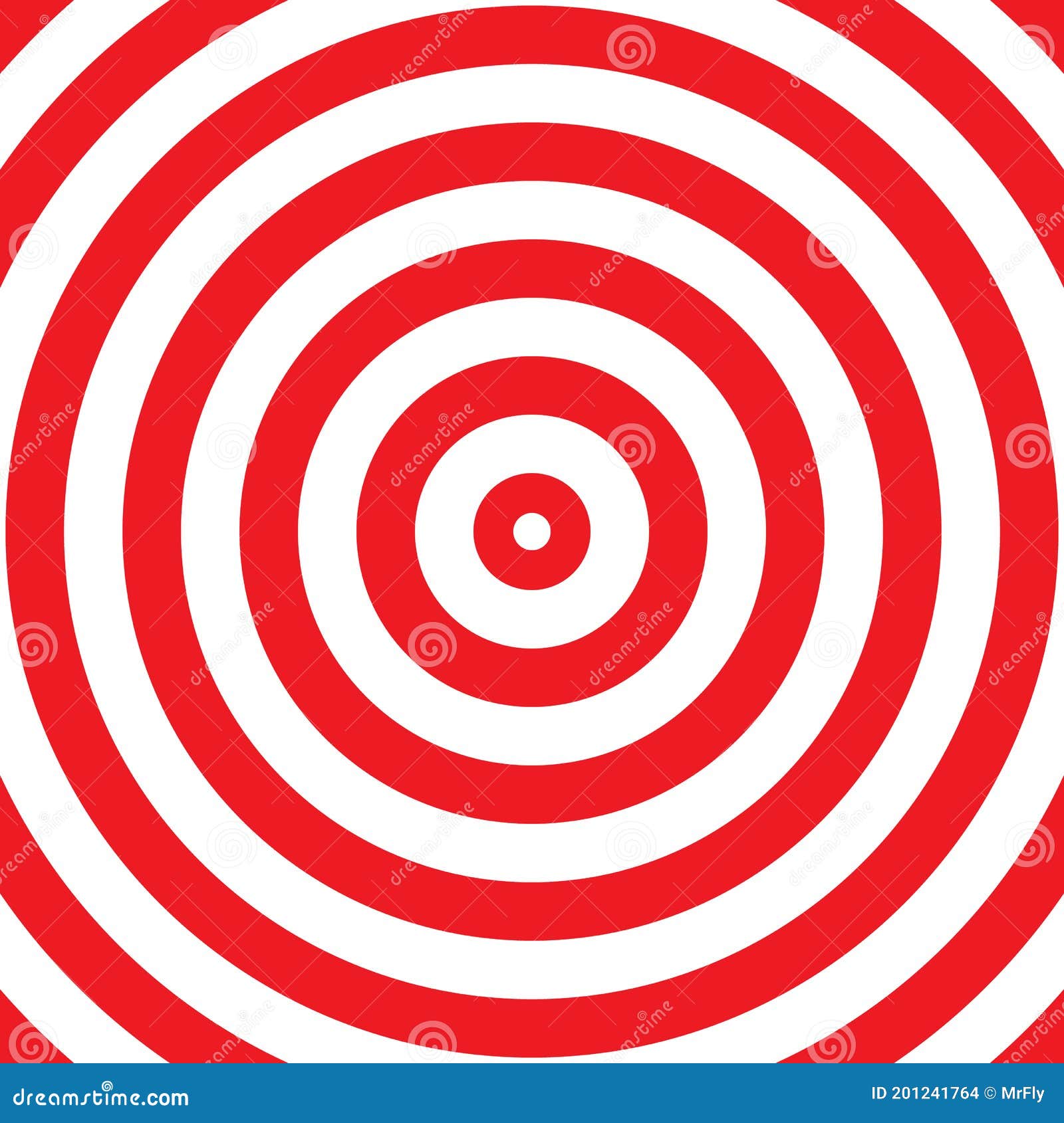 Red Centered Shooting Target, Vector Illustration Stock Vector ...