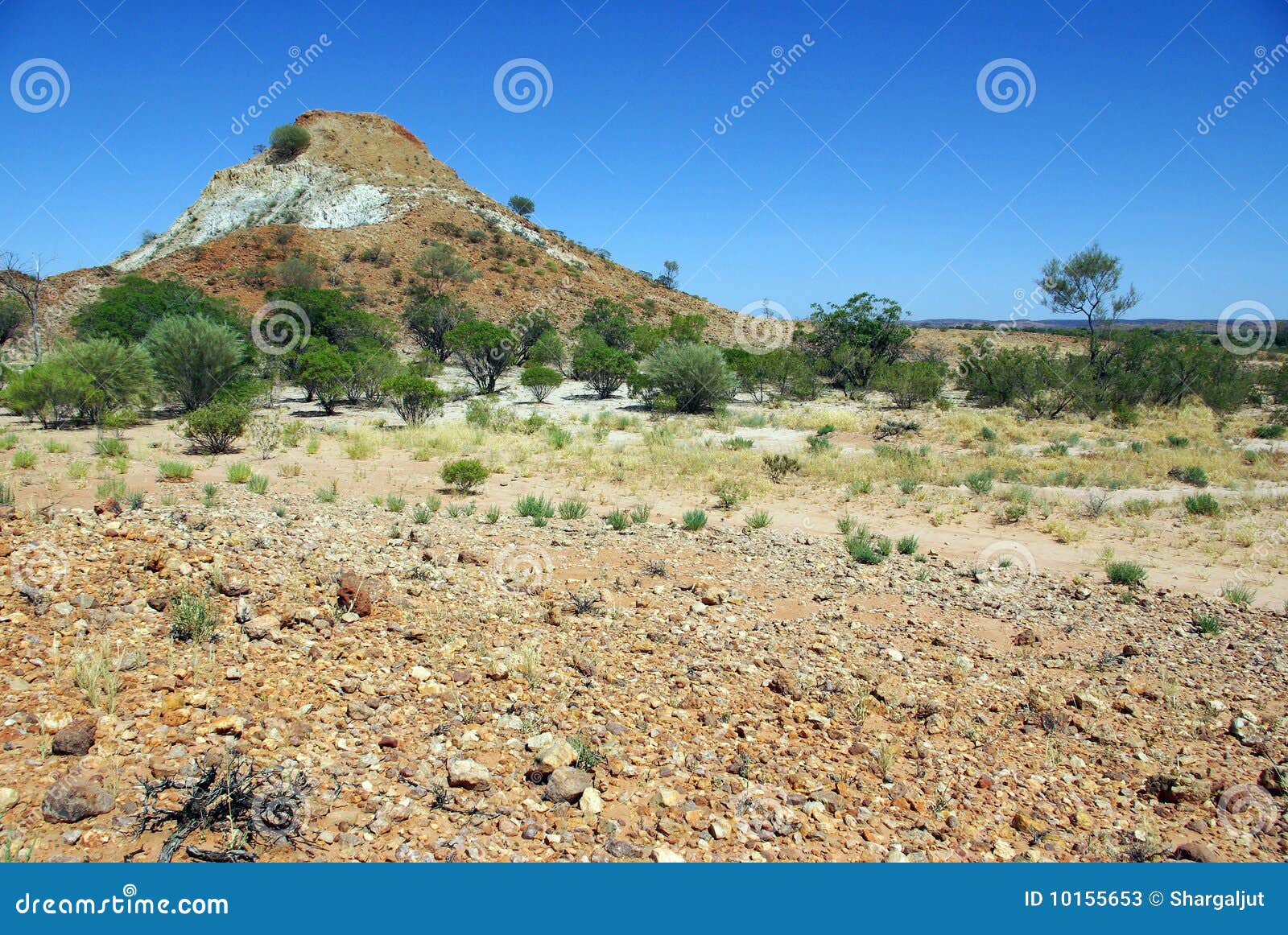 Red Centre - Australian Desert Stock Image - Image of hill, australian ...
