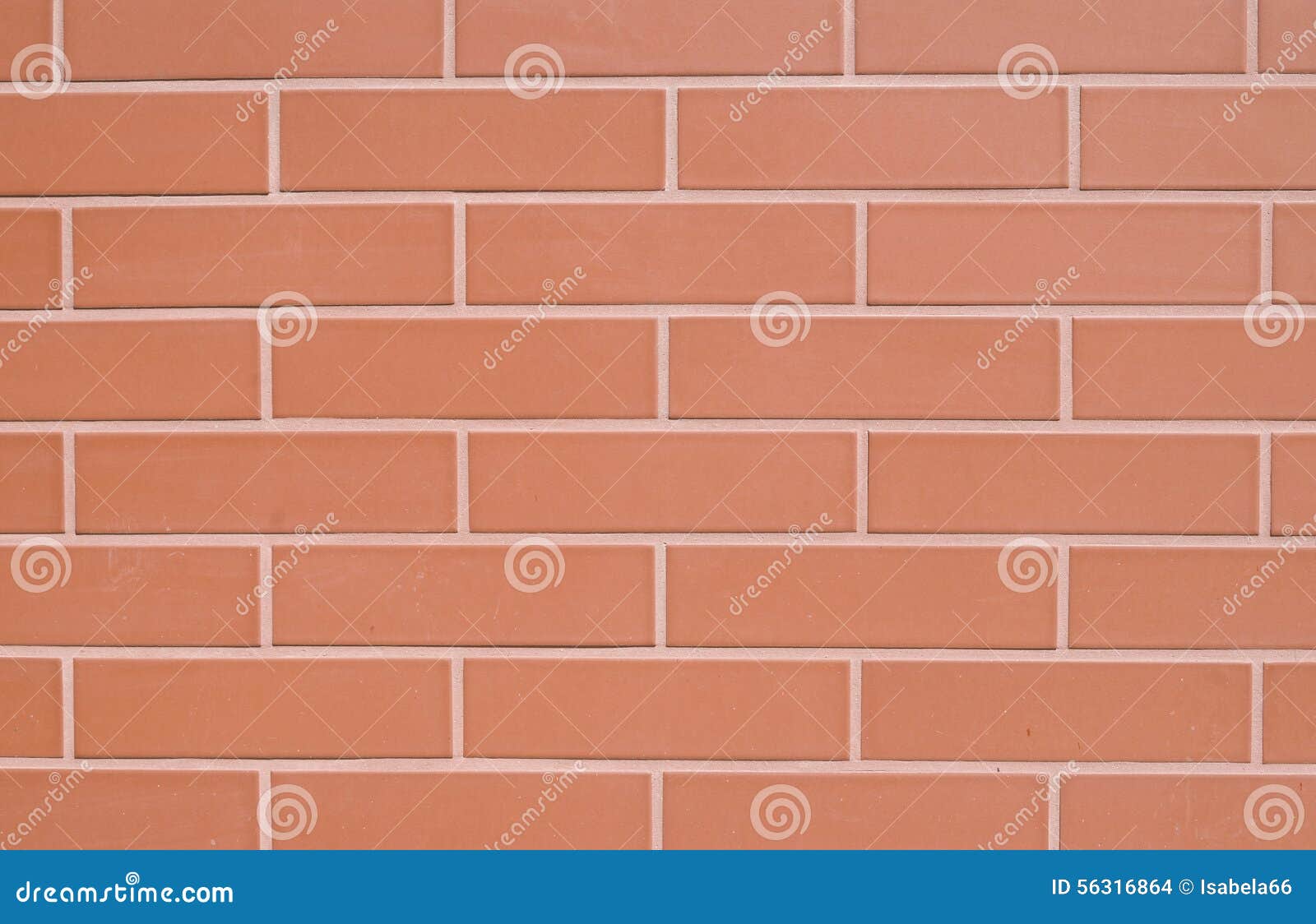 Red Ceramic Slabs Imitating Bricks on Wall Stock Photo - Image of lines ...