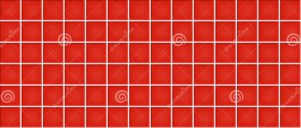 Red Ceramic Tiles Texture Background Vector Illustration Stock Vector ...