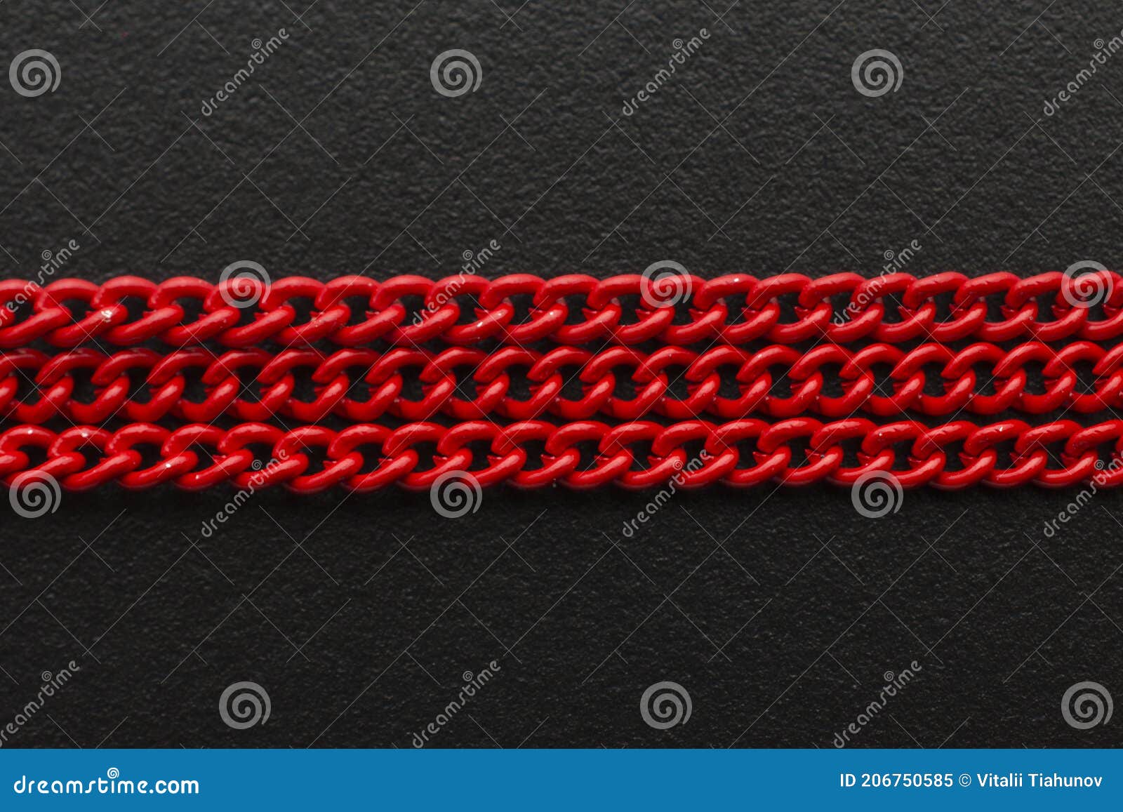 Red Chain on a Black Background Stock Image - Image of wallpaper ...