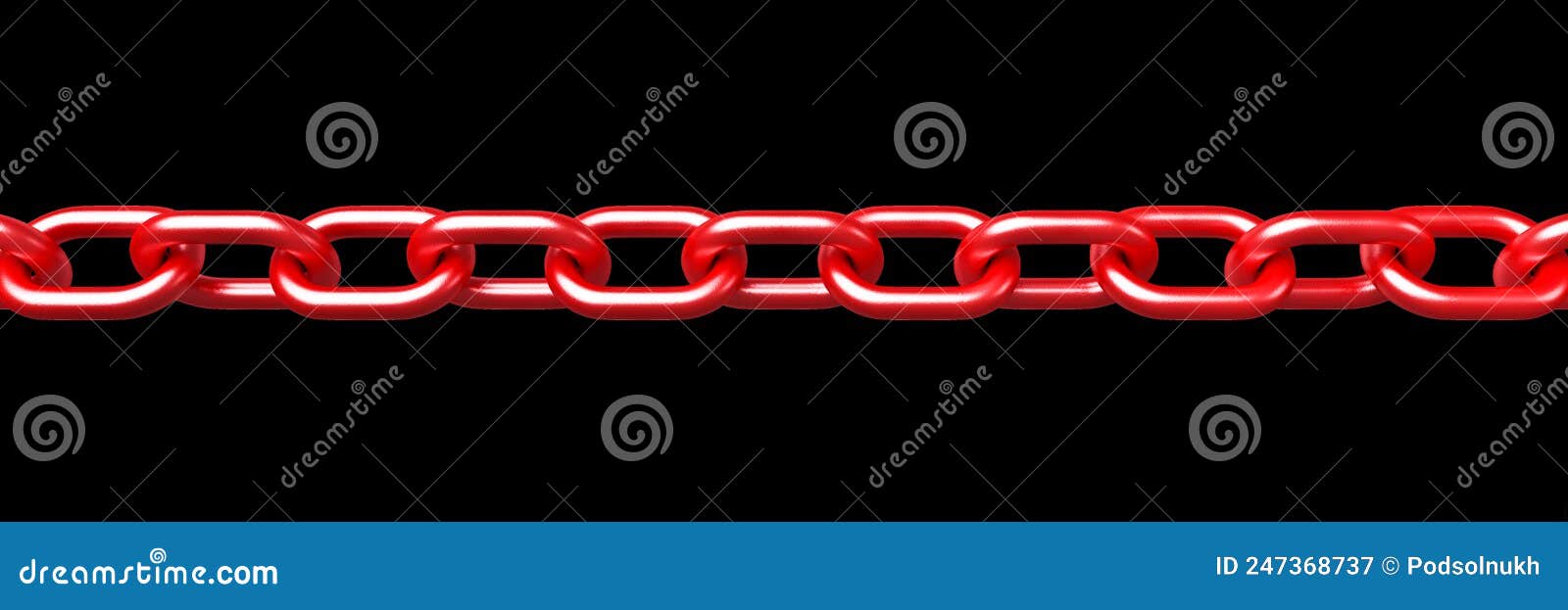 Red chain 3d stock illustration. Illustration of black - 247368737