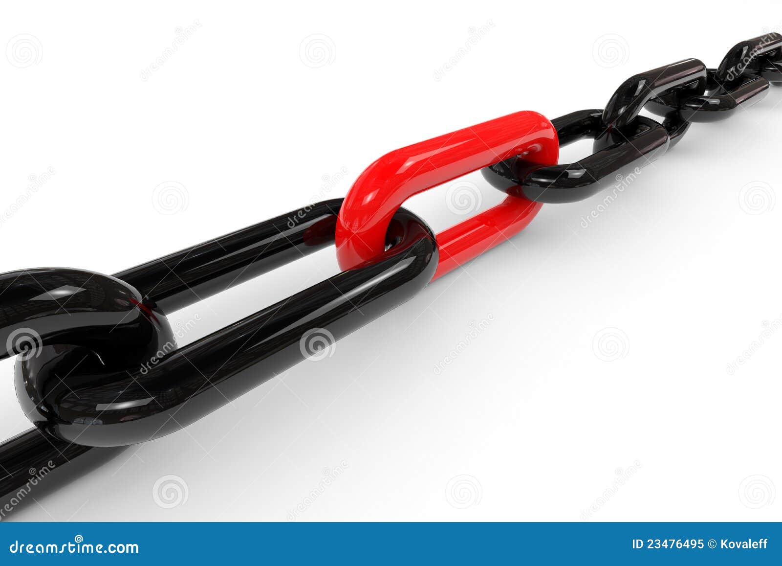 Red chain link stock illustration. Illustration of safety - 23476495