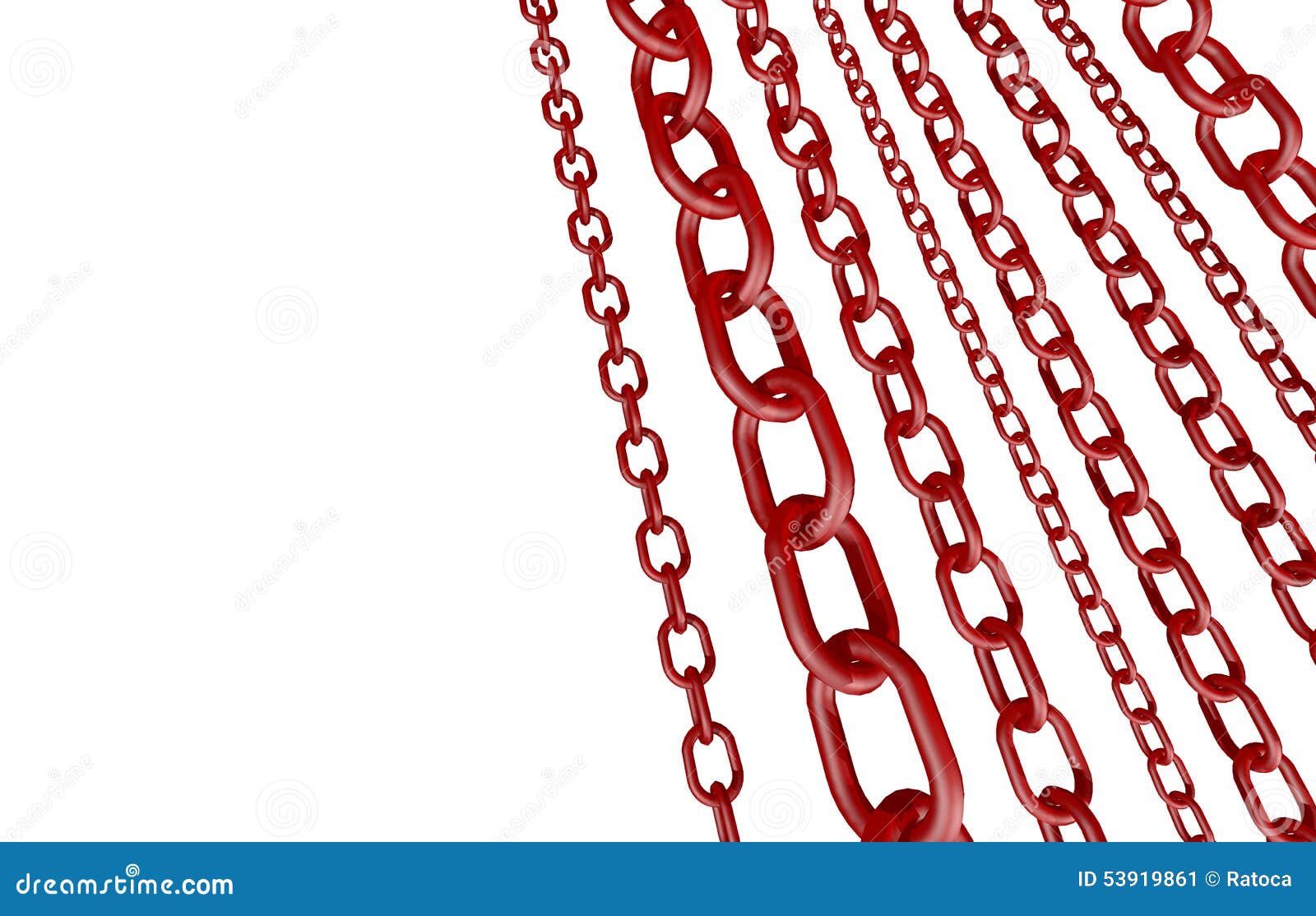 Red chains stock illustration. Illustration of concept - 53919861