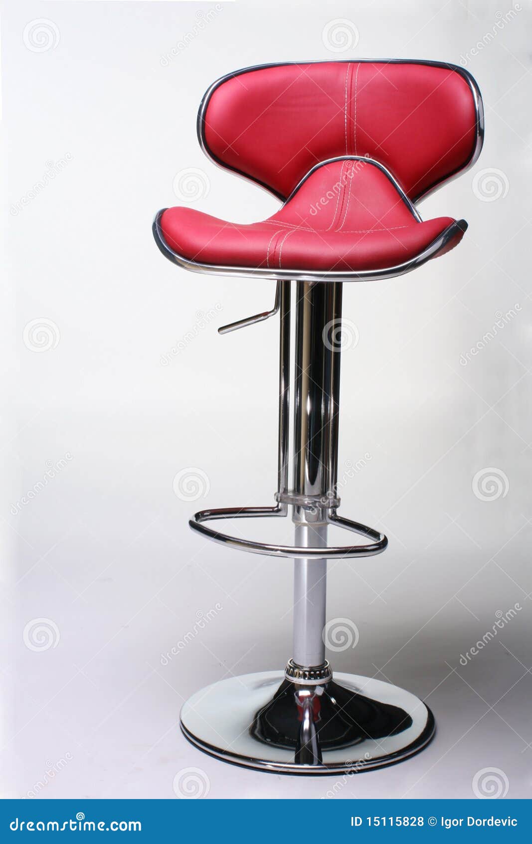 Red chair stock photo. Image of studio, stool, europe - 15115828