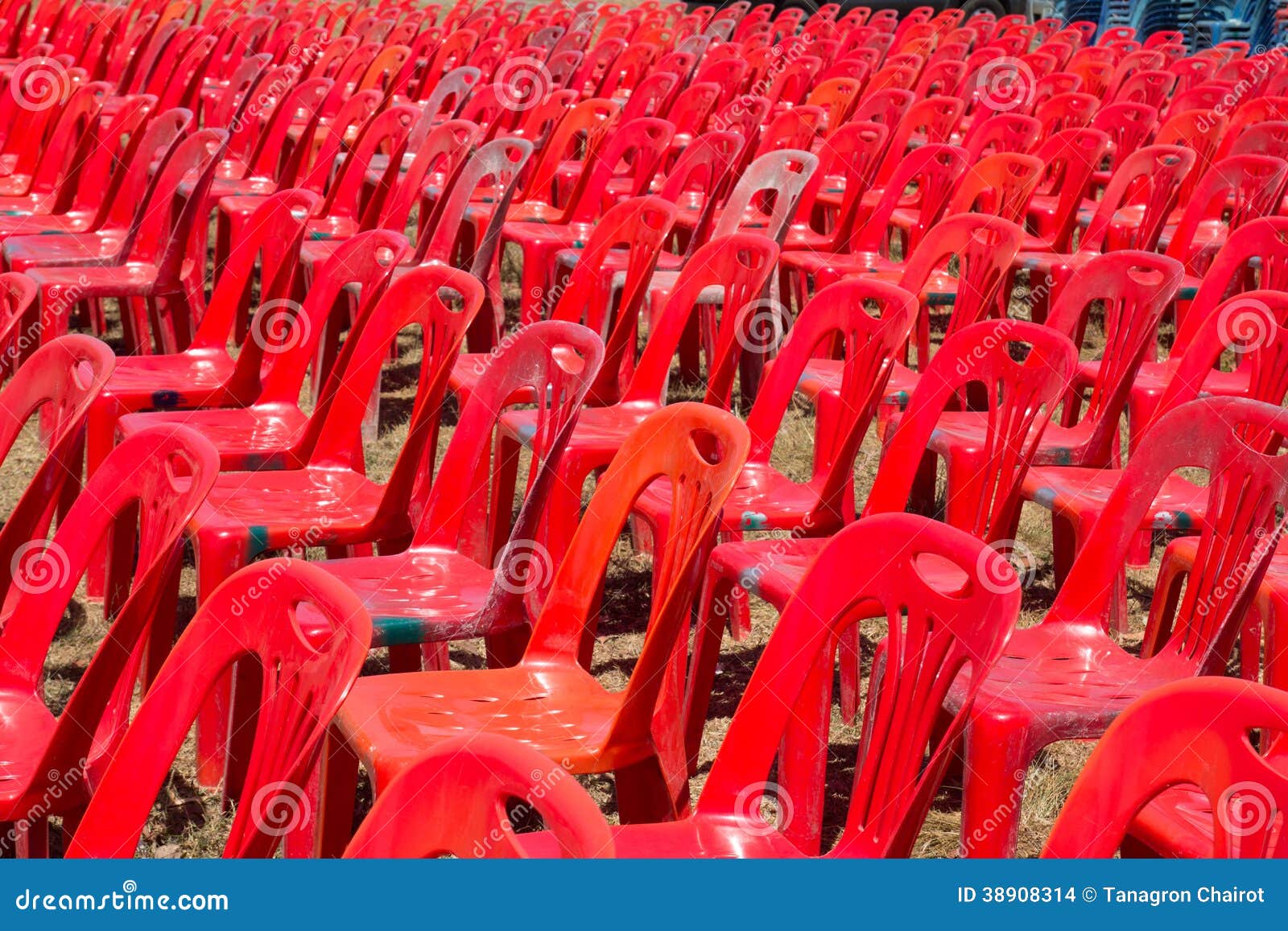 Red chairs stock photo. Image of empty, pattern, blank - 38908314