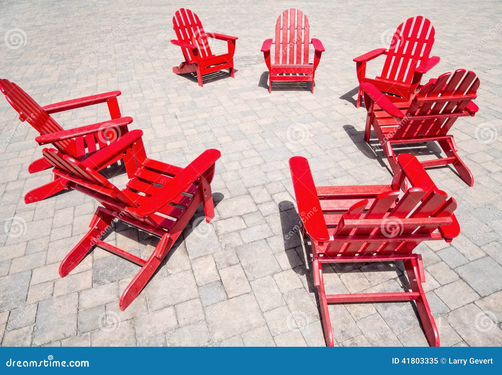 Red chairs stock image. Image of furniture, landscaped - 41803335