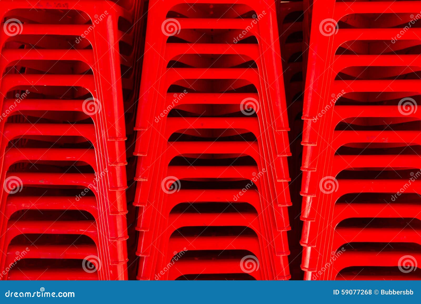 Red chairs are stackable stock photo. Image of chairs - 59077268