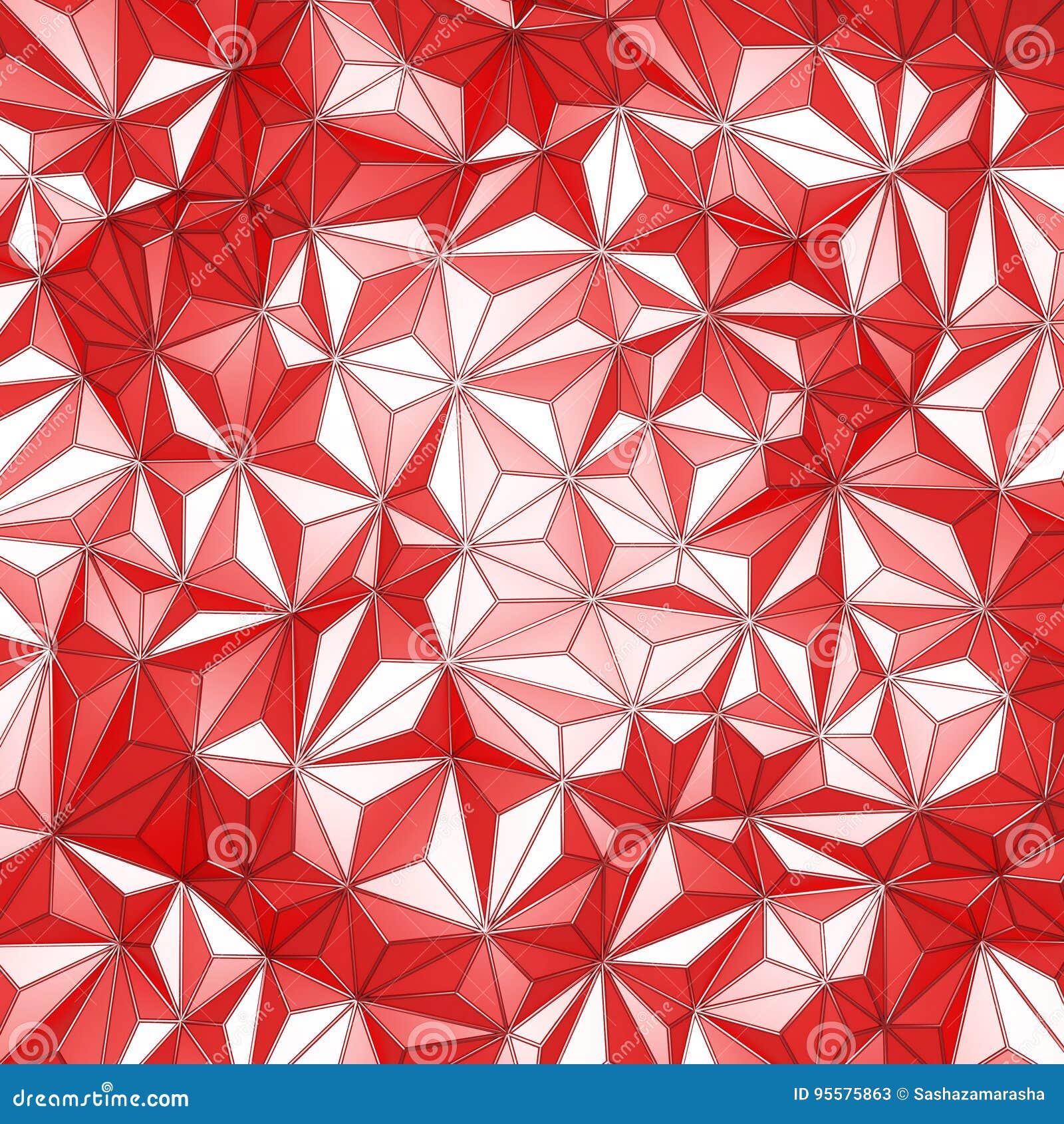Red Chaotic Poligon Pattern Background Stock Illustration ...