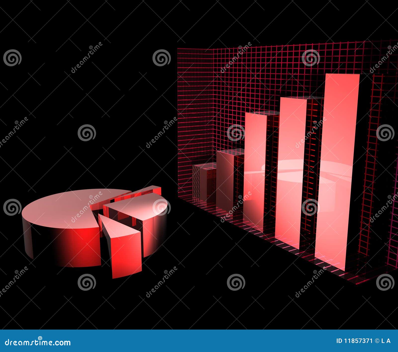 Red Charts stock illustration. Illustration of statistics - 11857371