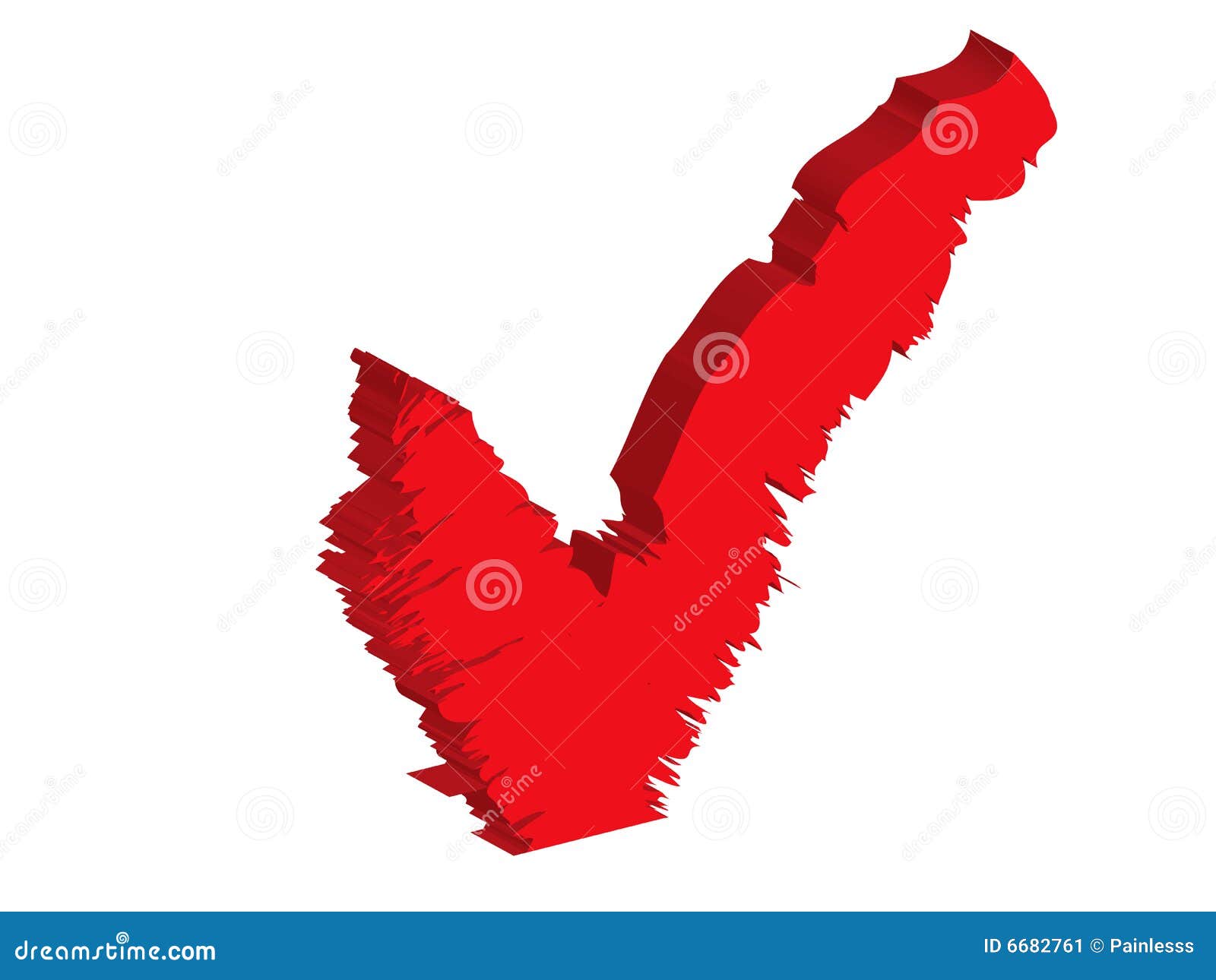 Red Check stock vector. Illustration of answers, academic - 6682761