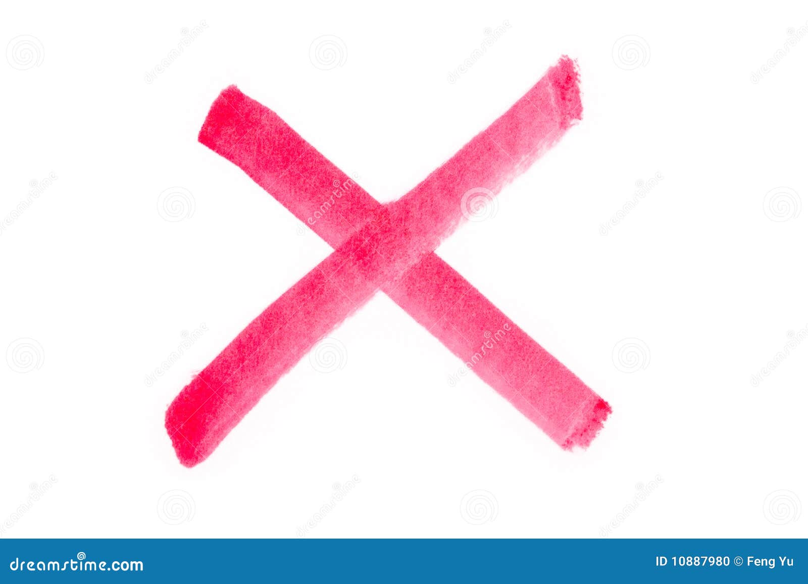 Red Check Mark stock photo. Image of failure, check, symbol - 10887980
