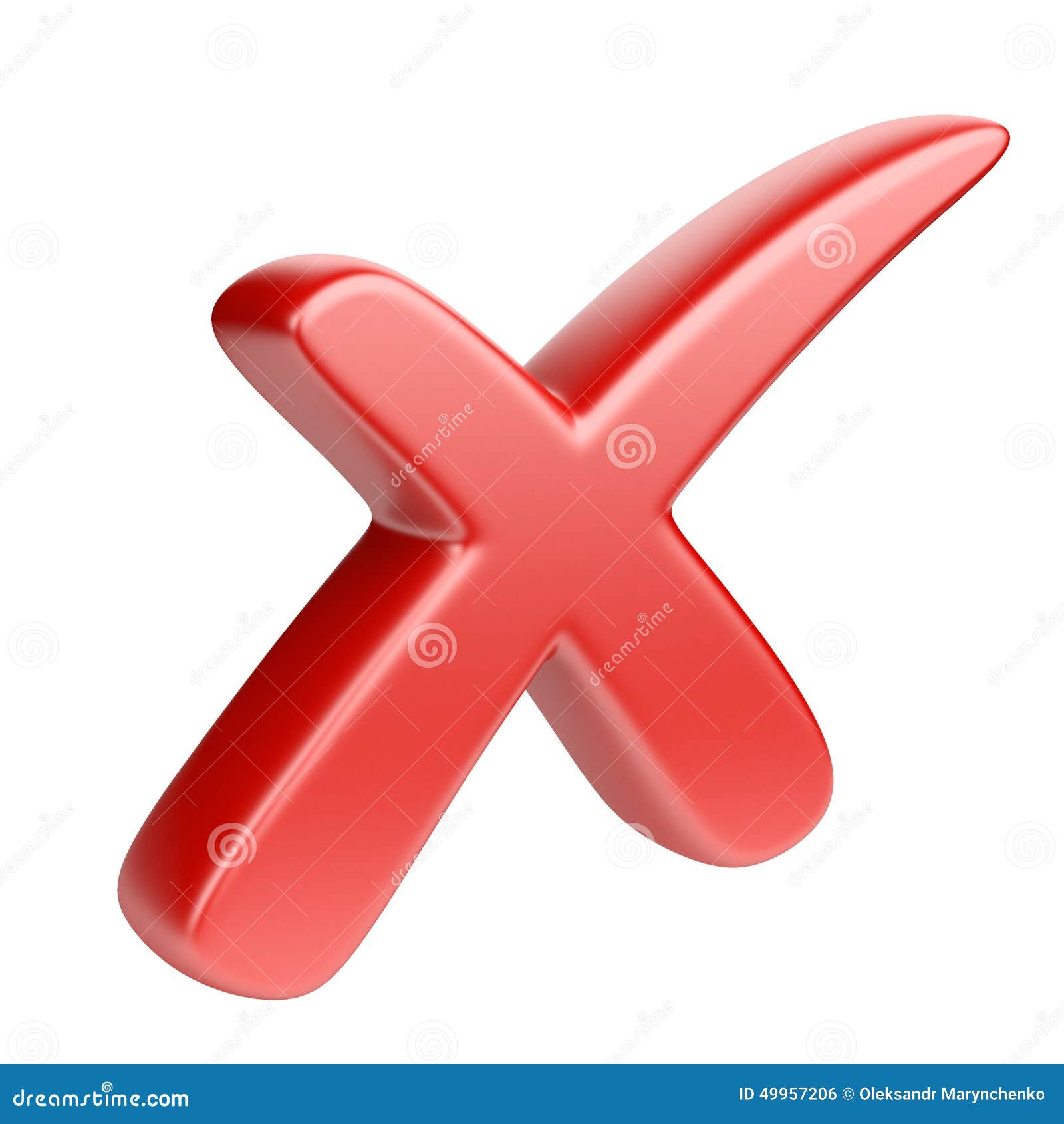 Red check mark stock illustration. Illustration of test - 49957206