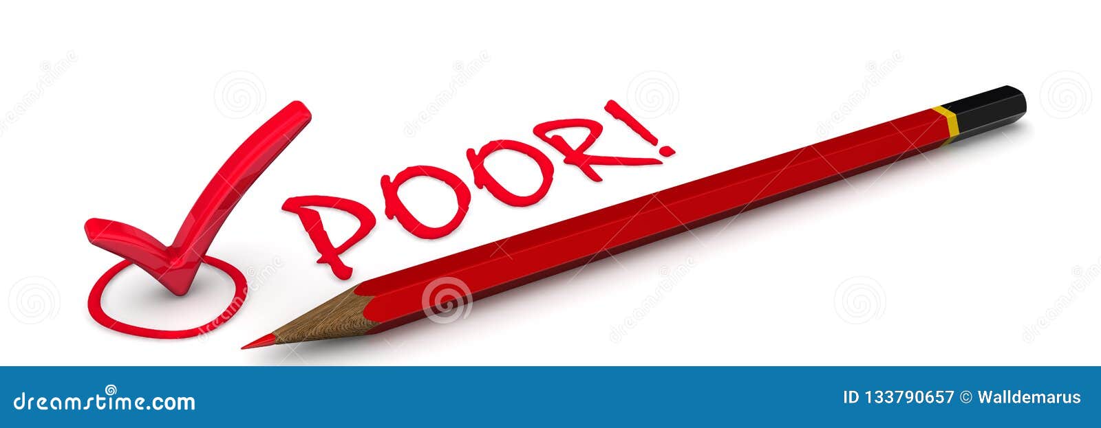 Poor! the Mark stock illustration. Illustration of evaluation - 133790657