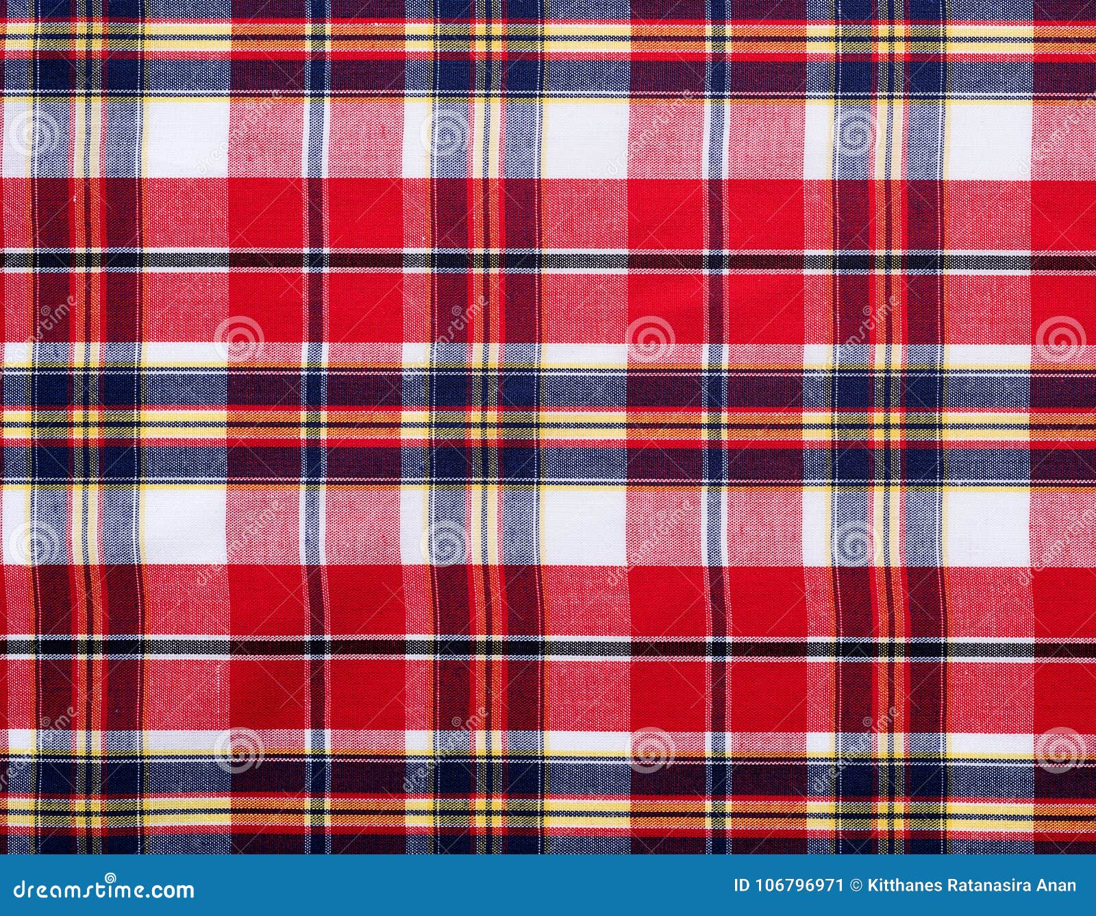 Red Checkered Fabric Background Texture Stock Image - Image of plaid ...