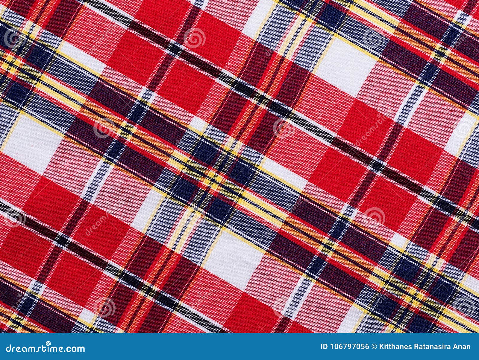 Red Checkered Fabric Background Texture Stock Photo - Image of napkin ...