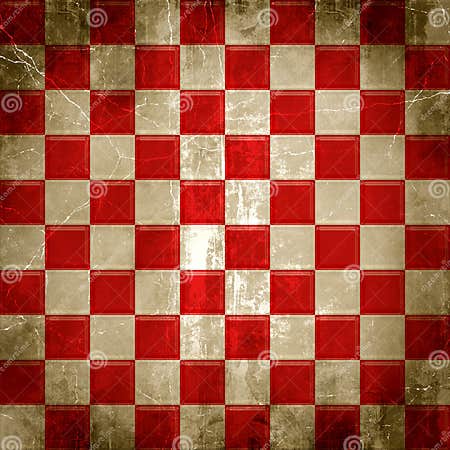 Red Checkered Grunge stock illustration. Illustration of abstract - 6204244
