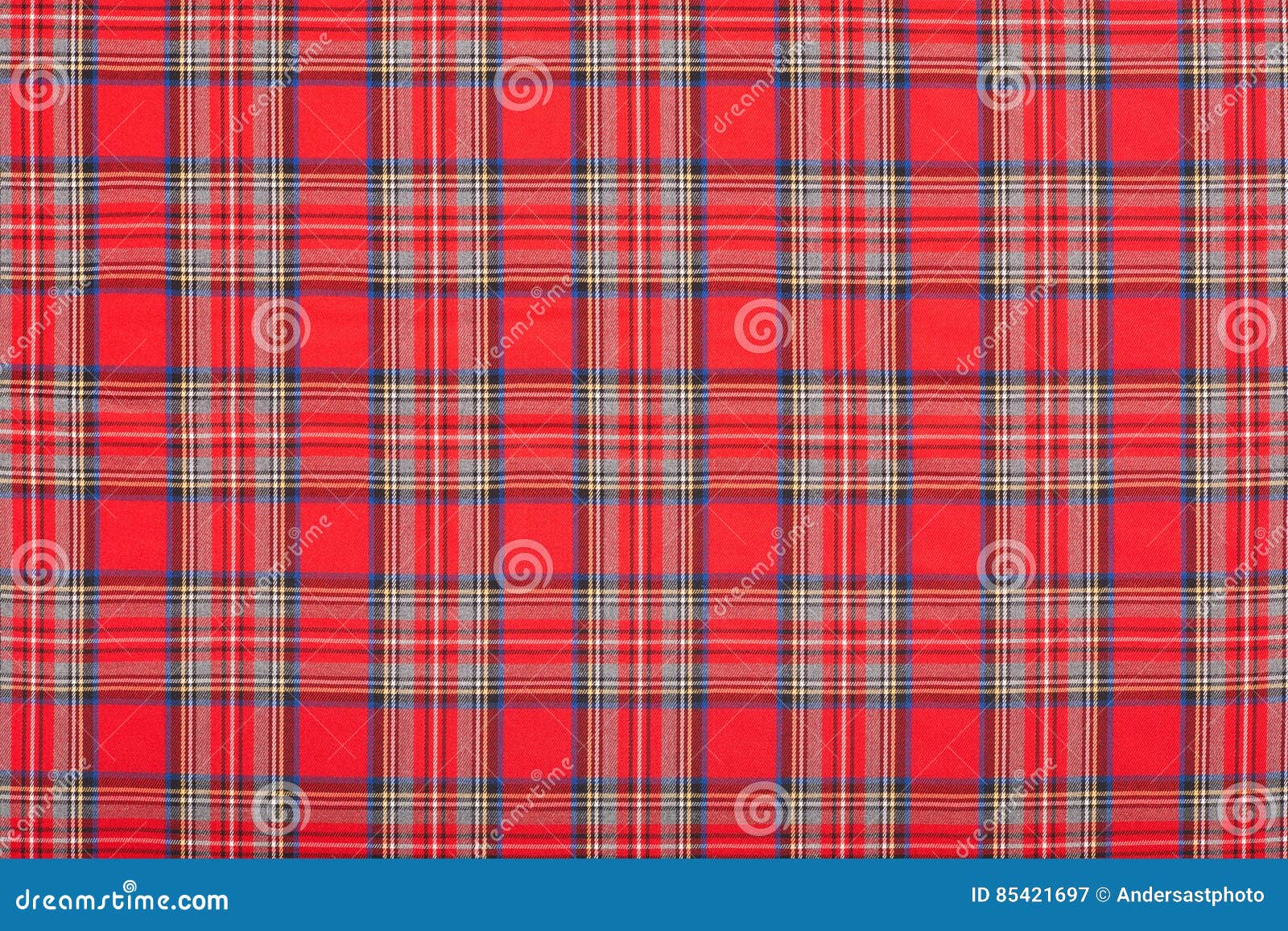 Red Checkered Scottish Fabric Texture Background Stock Image - Image of ...