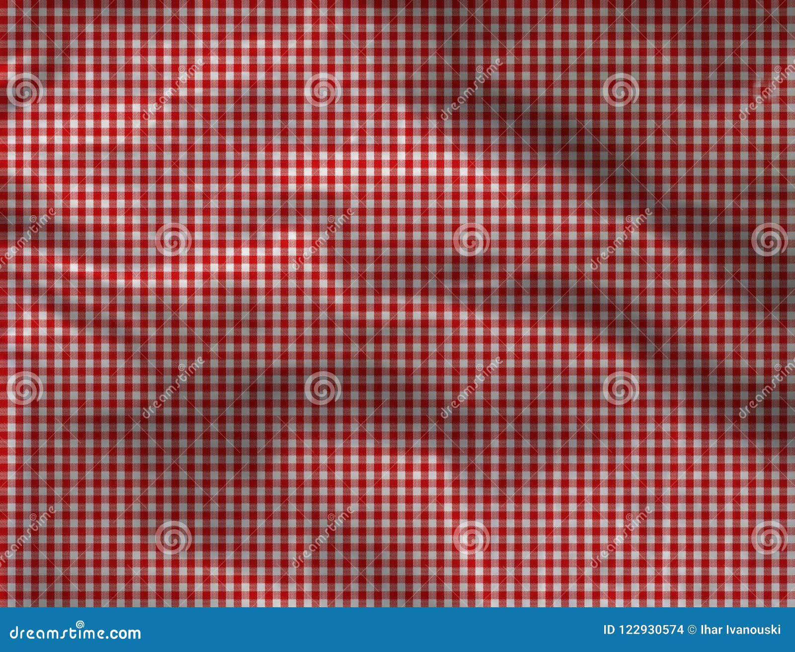 Red Checkered Tablecloth Seamless with White Squares Stock Photo ...