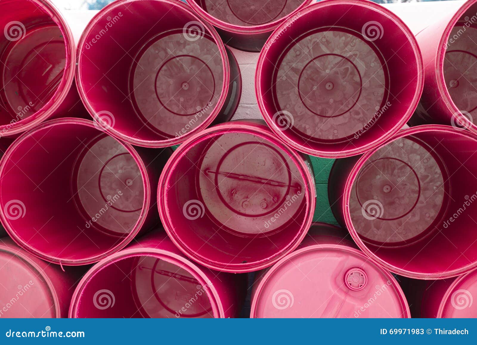 Red Chemical Drums Texture Background Stock Image - Image of poison ...