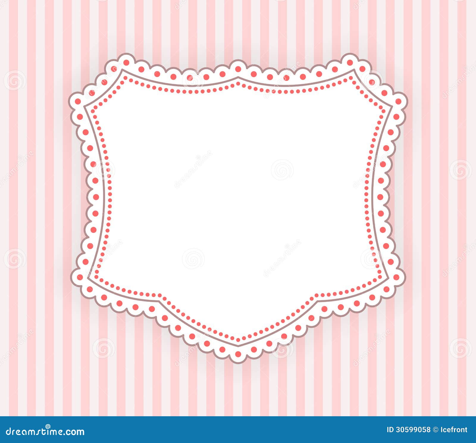 Red Chemical Label with Dotted Border Stock Vector - Illustration of ...