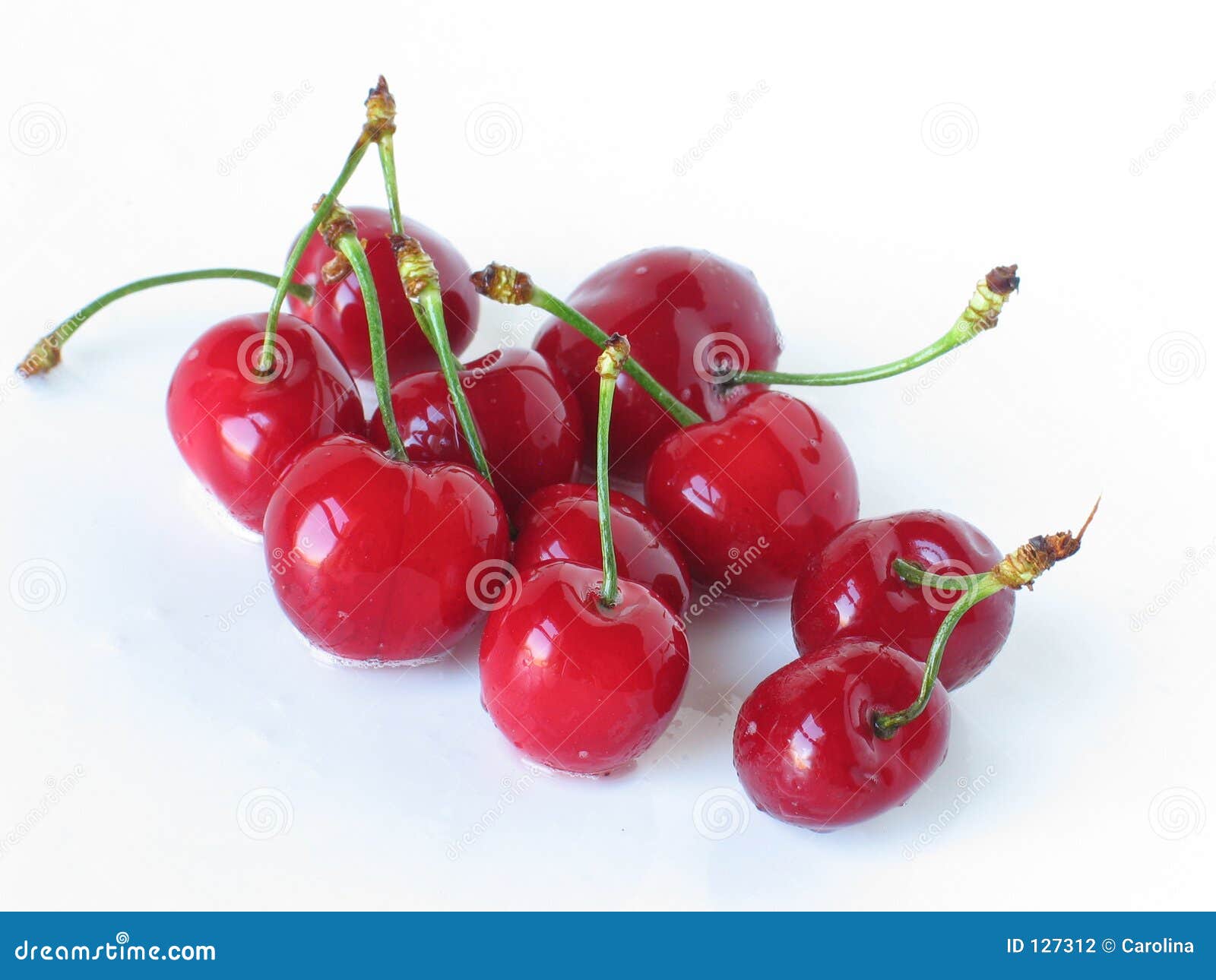 Red Cherries stock photo. Image of fruits, fresh, dessert - 127312