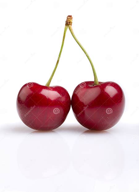 Red cherries stock photo. Image of fresh, reflecting - 15689020
