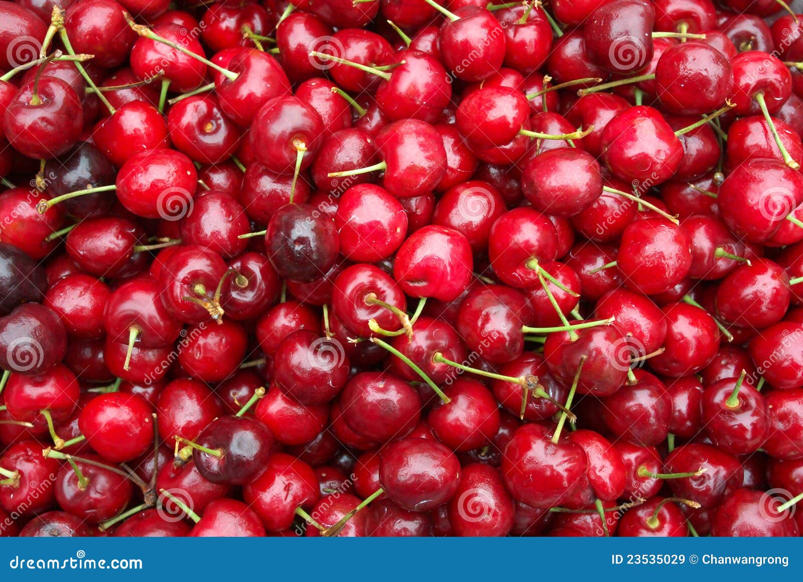 Red cherry stock image. Image of berry, vitamin, ingredient - 23535029