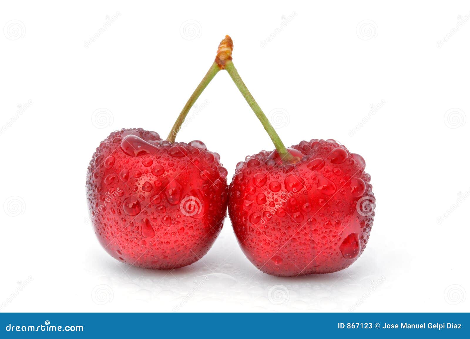 Red cherry stock image. Image of summer, spring, twins - 867123